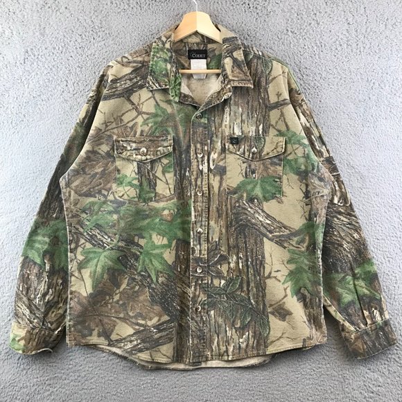 Codet | Shirts | Vintage Codet Realtree Camo Hunting Heavy Flannel ...